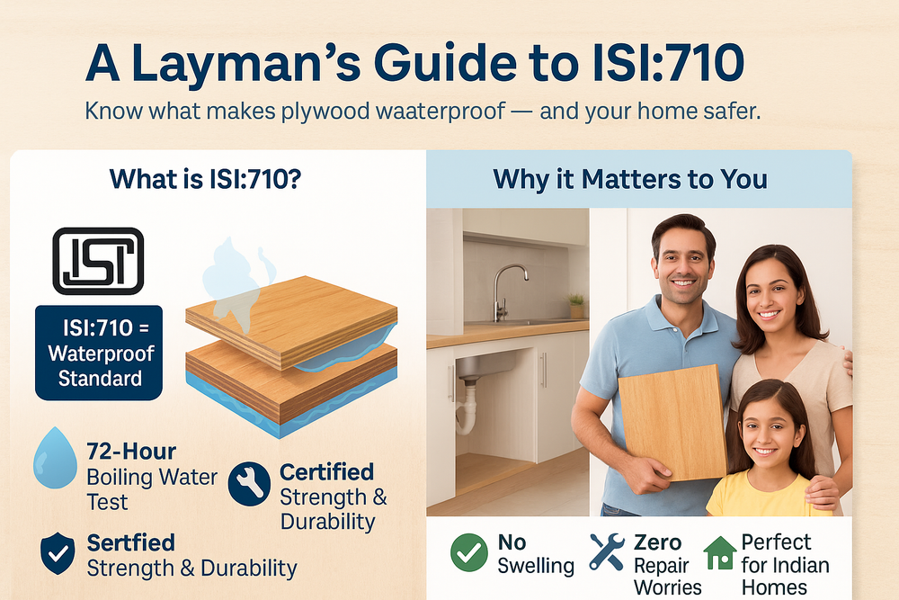 A Layman’s Guide to ISI:710 Plywood – What It Means and Why It Matters