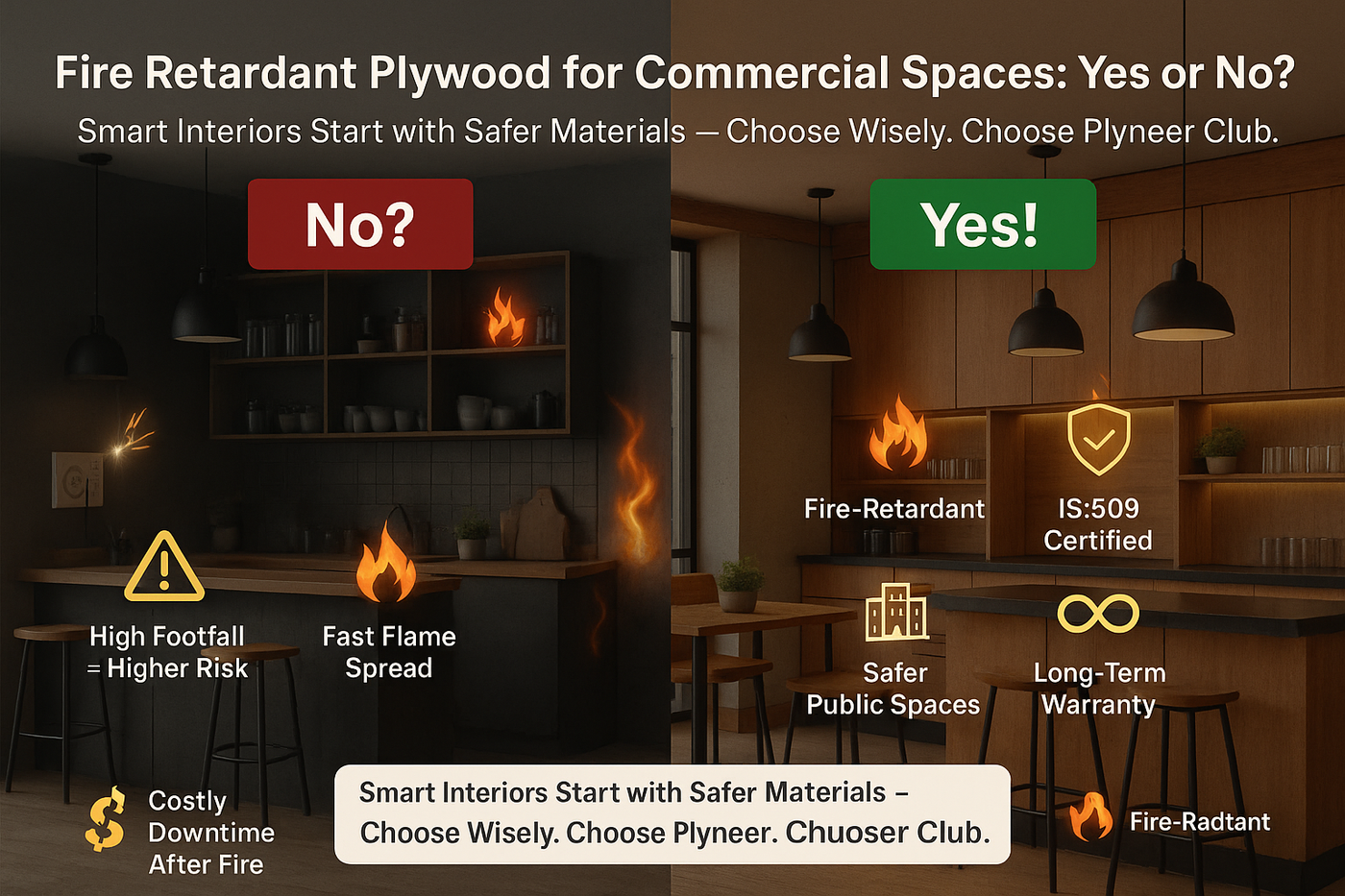Should You Use Fire Retardant Plywood in Commercial Interiors?