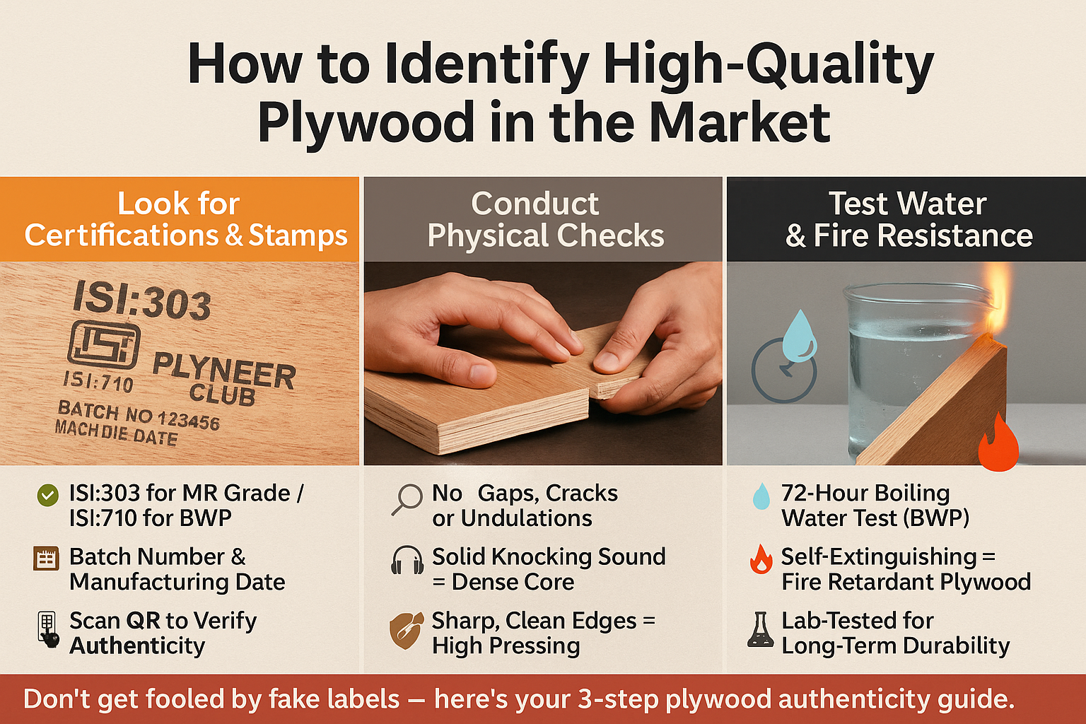 How to Identify High-Quality Plywood: A Buyer’s Guide