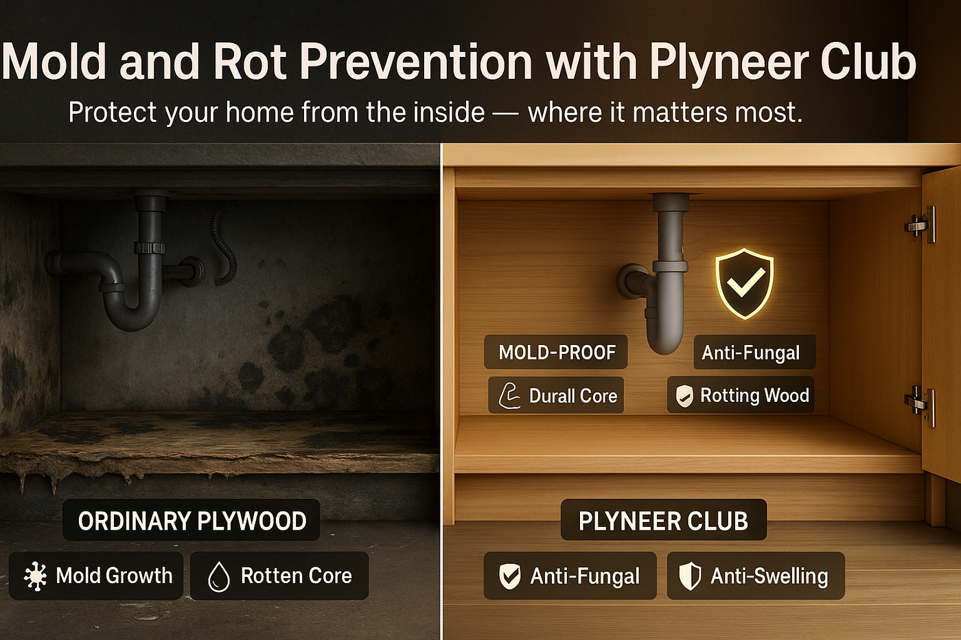 Prevent Mold & Rot with Plyneer Club: India’s Smart Waterproof Plywood