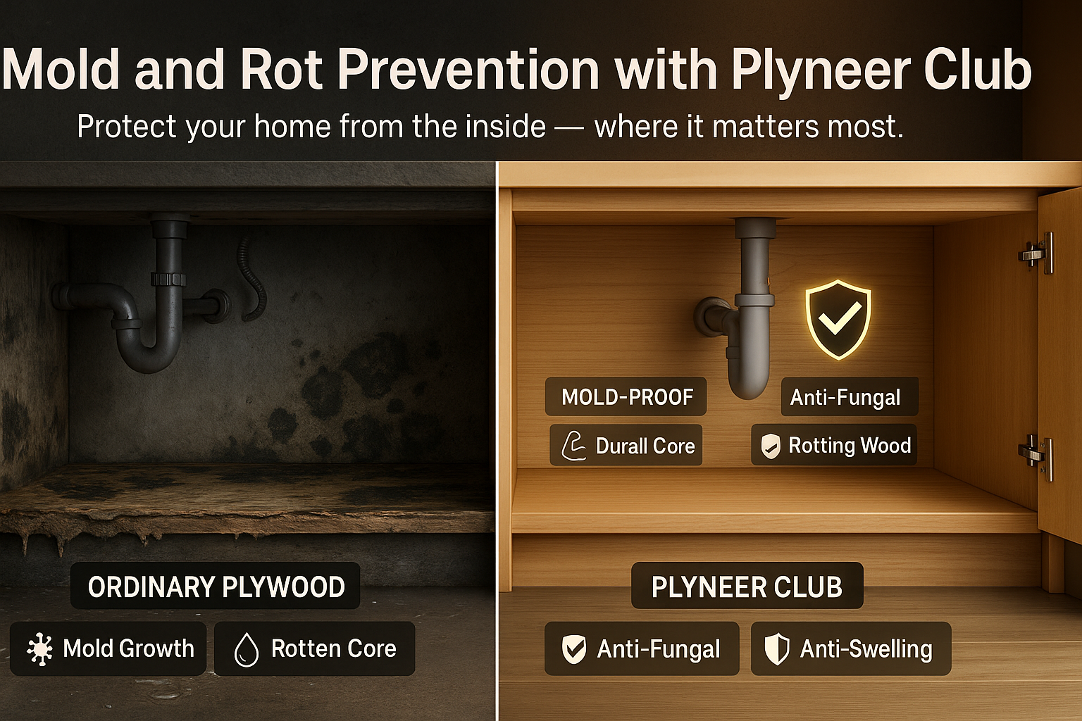 Prevent Mold & Rot with Plyneer Club: India’s Smart Waterproof Plywood