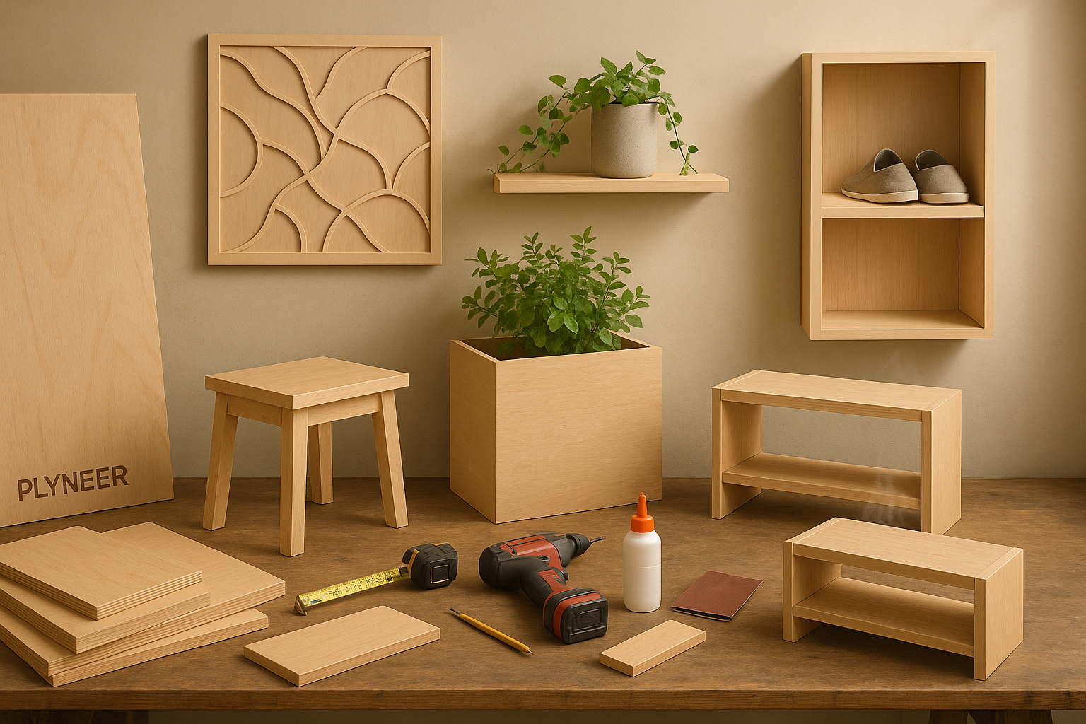 DIY Home Projects Using Plyneer Plywood | From Wall Panels to Planters