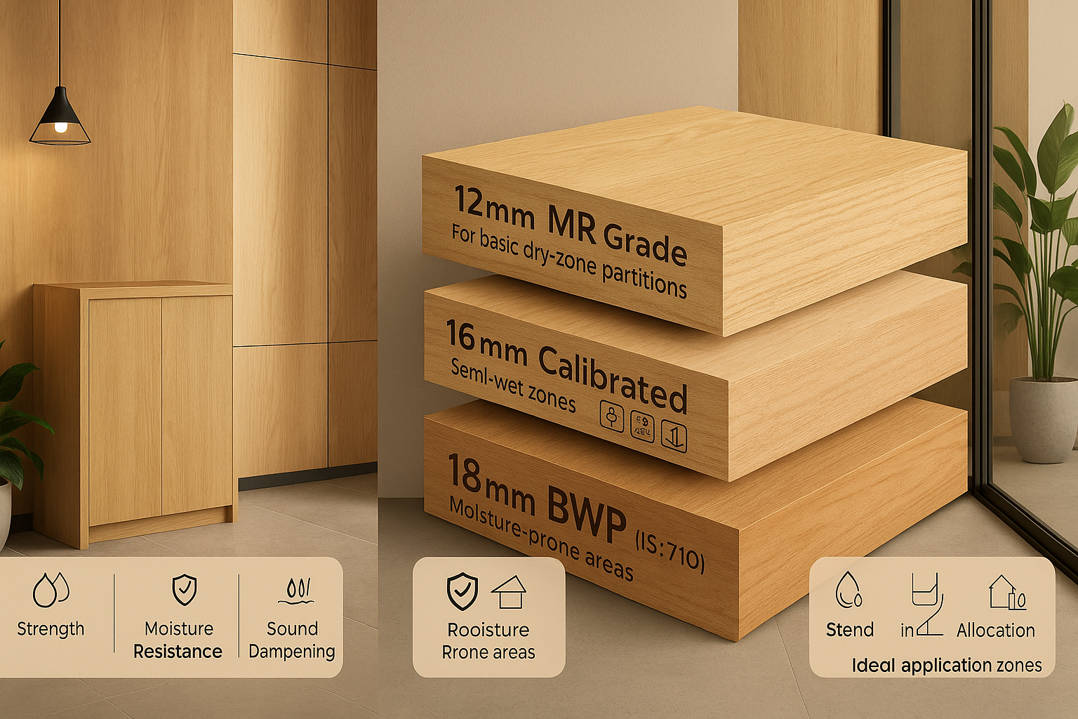 Best Plywood for Partitions – Ideal Thickness & Grade Guide
