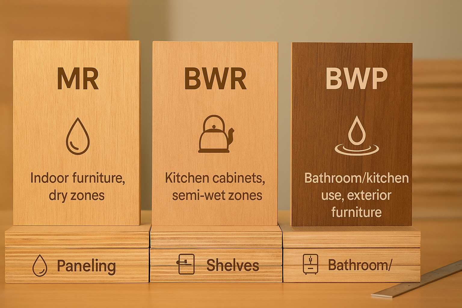 What Makes MR, BWR & BWP Plywood Different? A Full Guide