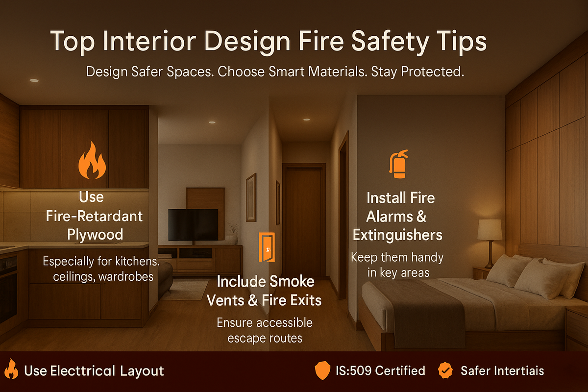 Essential Fire Safety Tips for Interior Design | Safe Homes Start Here